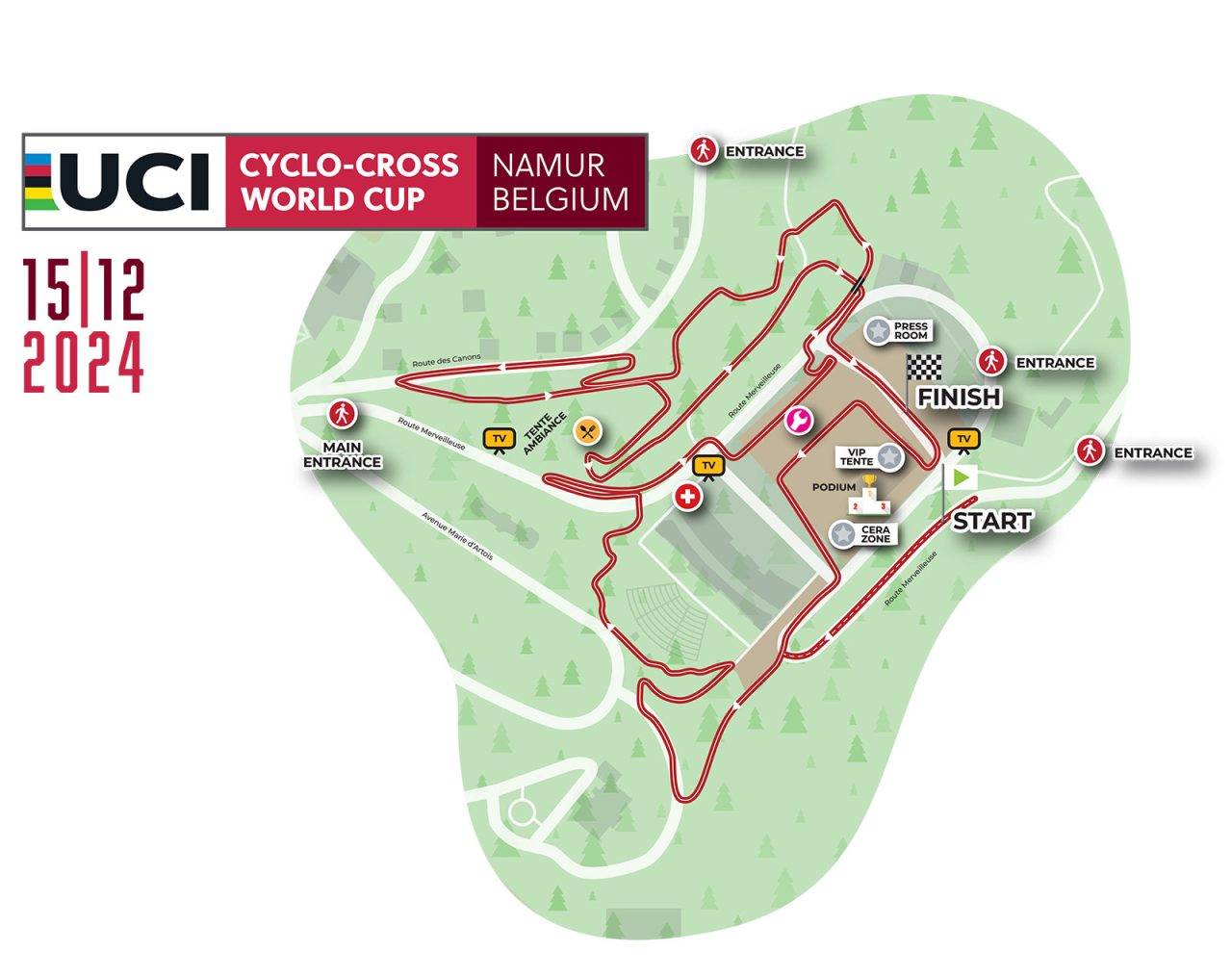 Infos pratiques - UCI Cyclo-cross World Cup Namur